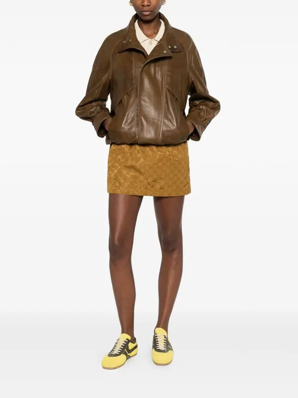 Gucci Gg Nylon Mini Skirt - Multicolor