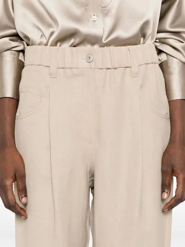 Brunello Cucinelli Viscose Trousers - Multicolor