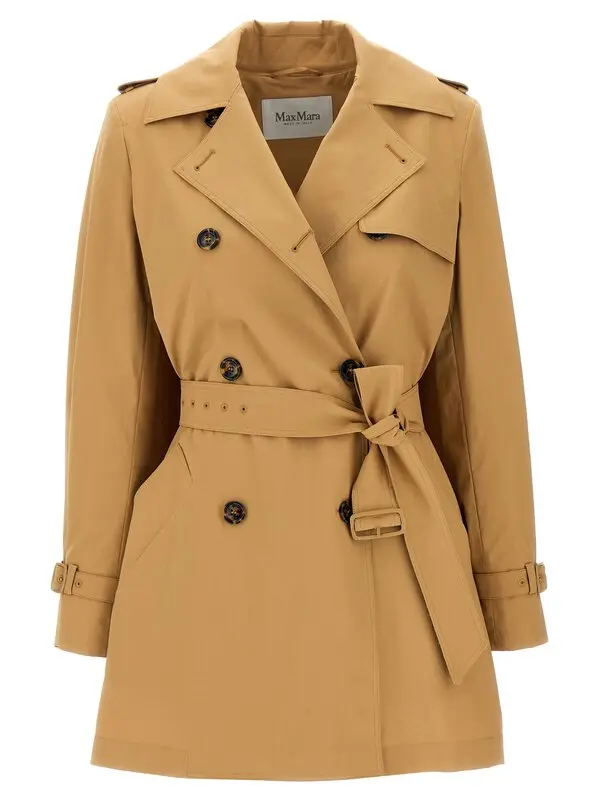 Max Mara Landa Double-breasted Trench Coat - Brown