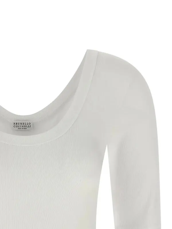 Brunello Cucinelli T-shirt With Monili Embellishment