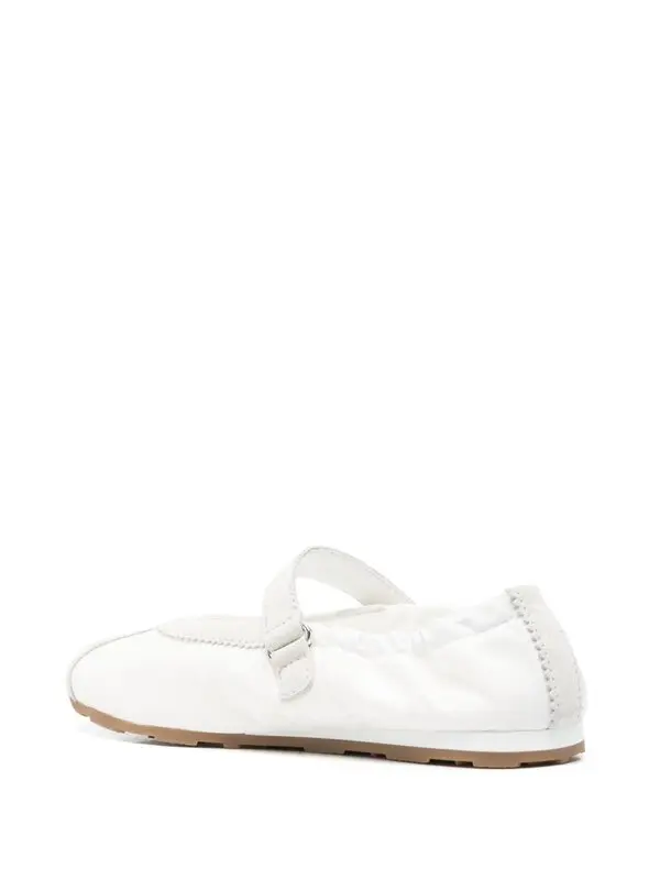 Miu Miu Elasticated Strap Ballerina Flats - Multicolor