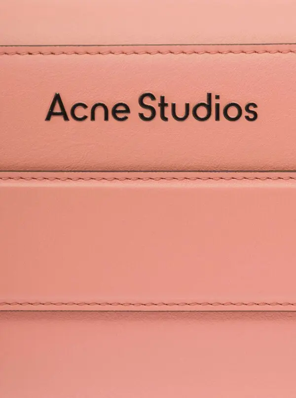 Acne Studios Leather Shoulder Bag With Knot Detail - Multicolor