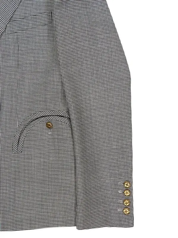 BLAZÉ MILANO Double-breasted Checked Blazer - Multicolor