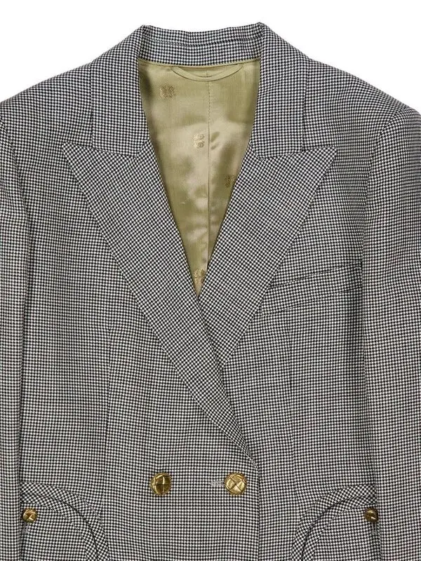 BLAZÉ MILANO Double-breasted Checked Blazer - Multicolor