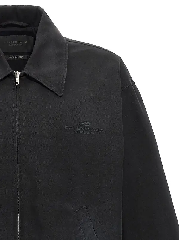 Balenciaga Bb Garderobe Zip Up Jacket
