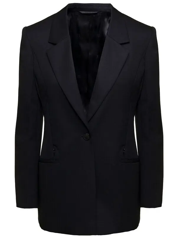 Givenchy Single-breasted Jacket With Notched Lapel In Wool And Mohair - Multicolor