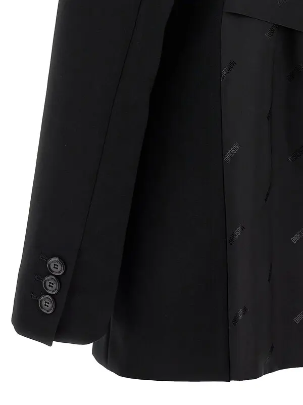 Moschino Single-breasted Martingale Blazer