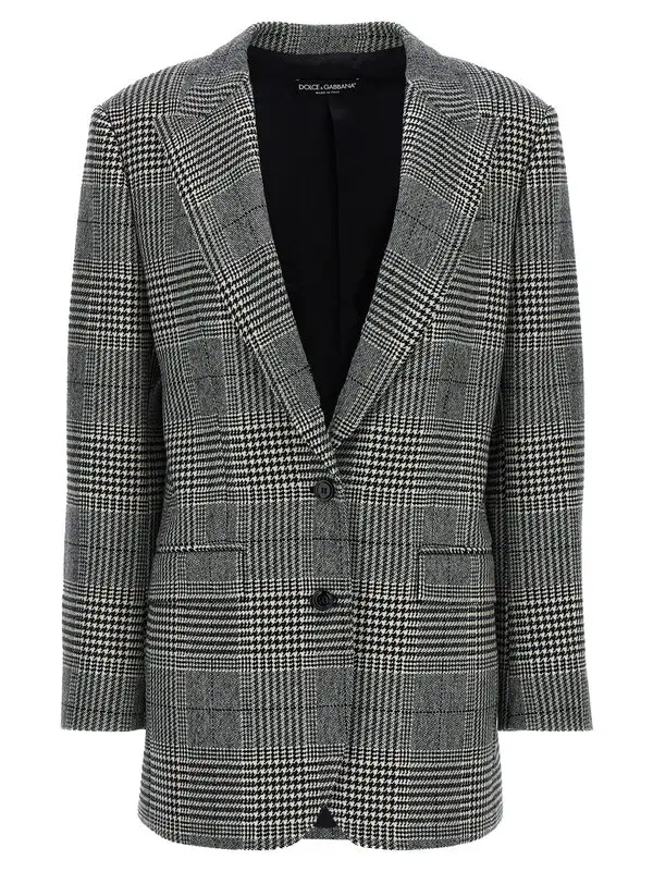 Dolce & Gabbana Pied De Poule Blazer - Multicolor