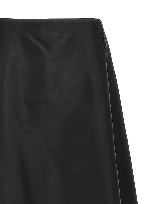 Marni Nylon Skirt With Embroidered Logo