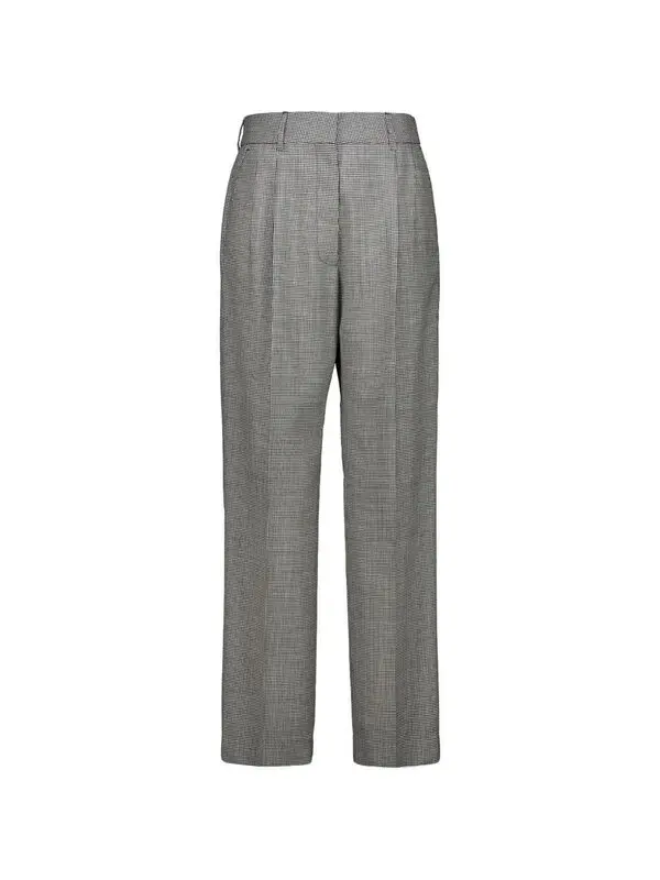 BLAZÉ MILANO Houndstooth Wool Trousers - Multicolor