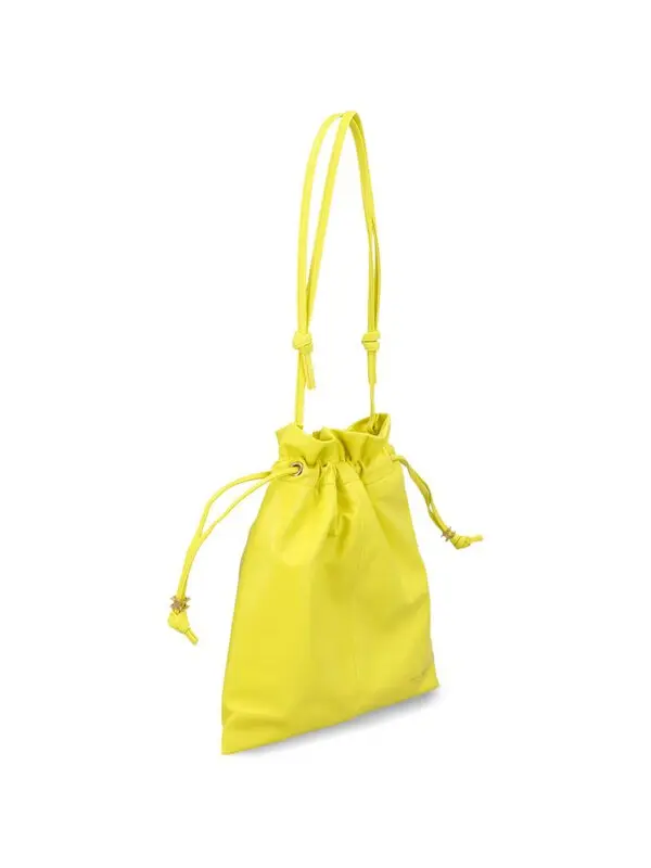Celine Crystal Pouch Small Leather Bucket Bag - Multicolor