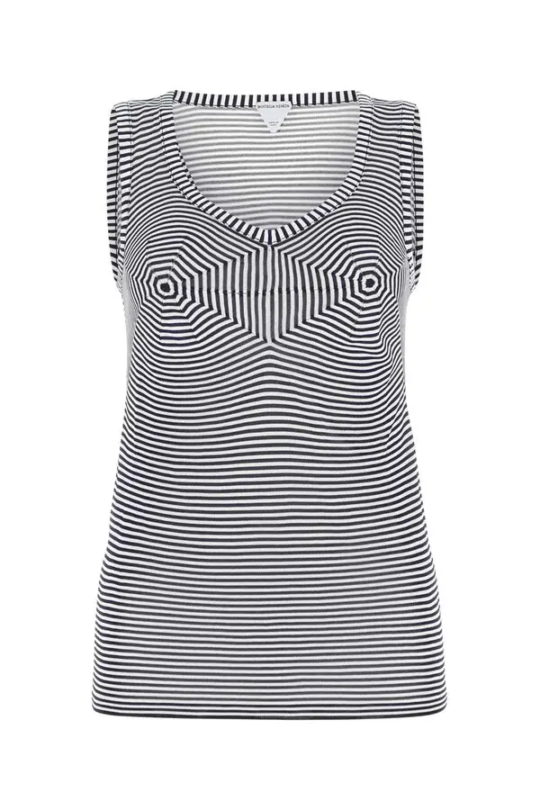Bottega Veneta Embroidered Viscose Tank Top - Multicolor