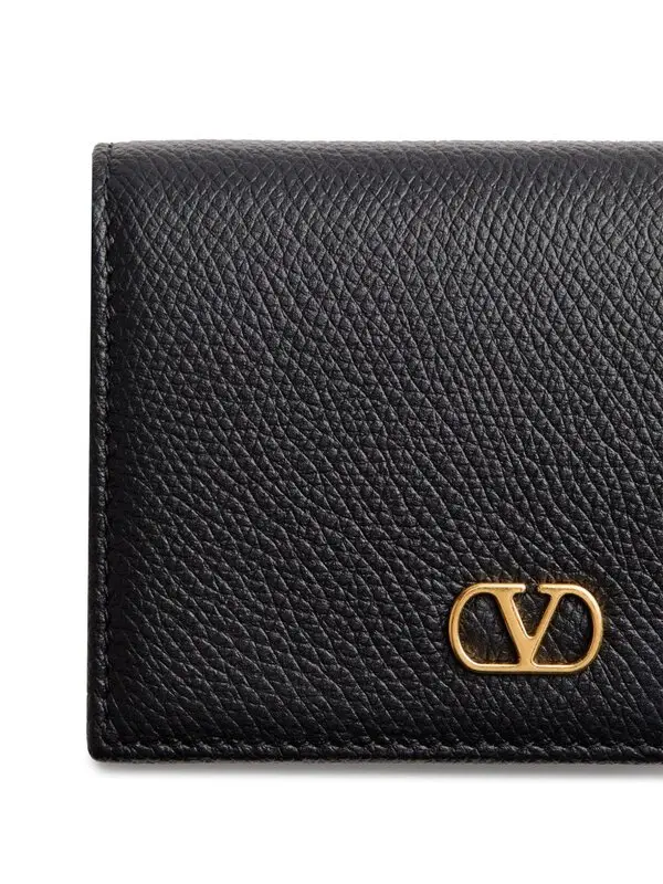 Valentino Garavani Vlogo Signature Leather Wallet - Multicolor