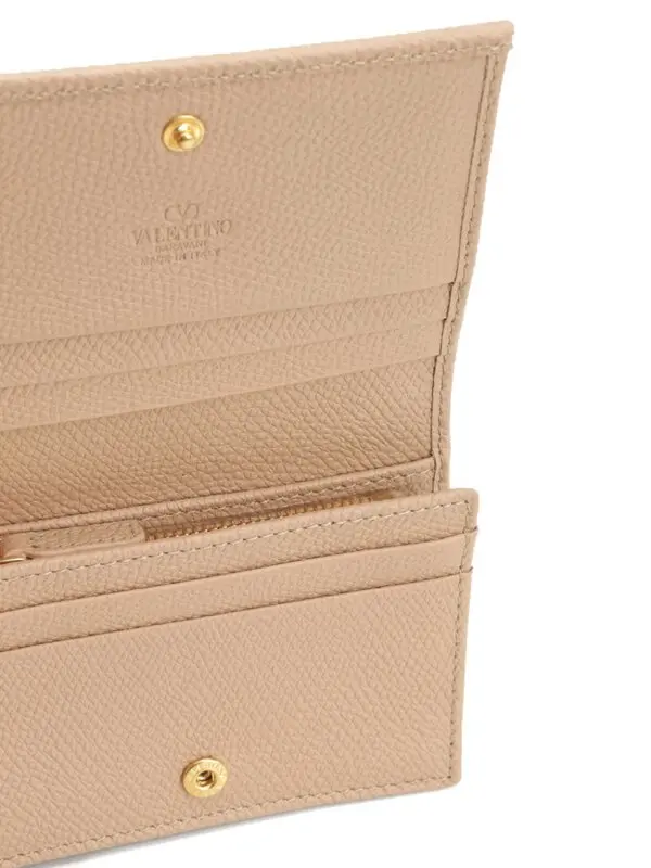Valentino Garavani Vlogo Signature Leather Wallet - Multicolor