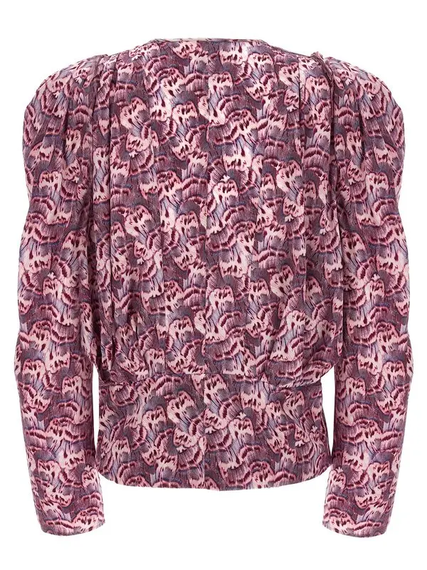 Isabel Marant Étoile Zarga Printed Silk Blend Blouse - Multicolor