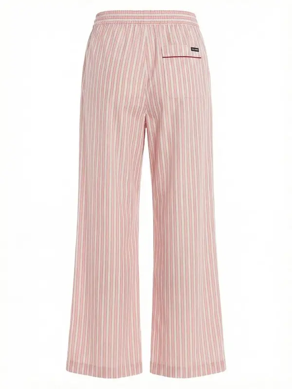 Dolce & Gabbana Striped Cotton Drawstring Pants
