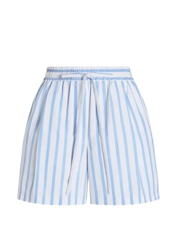 Dolce & Gabbana Cotton Striped Drawstring Shorts