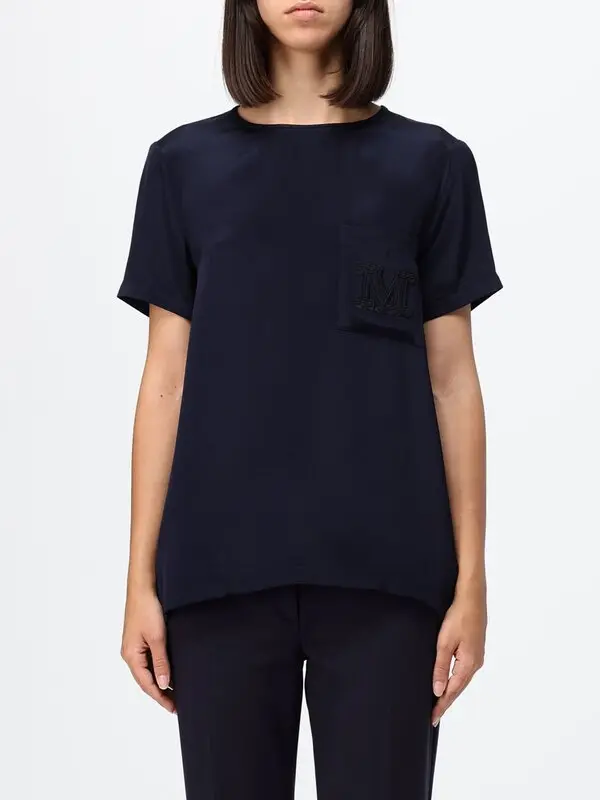 Max Mara Cotton Blend Shirt - Blue