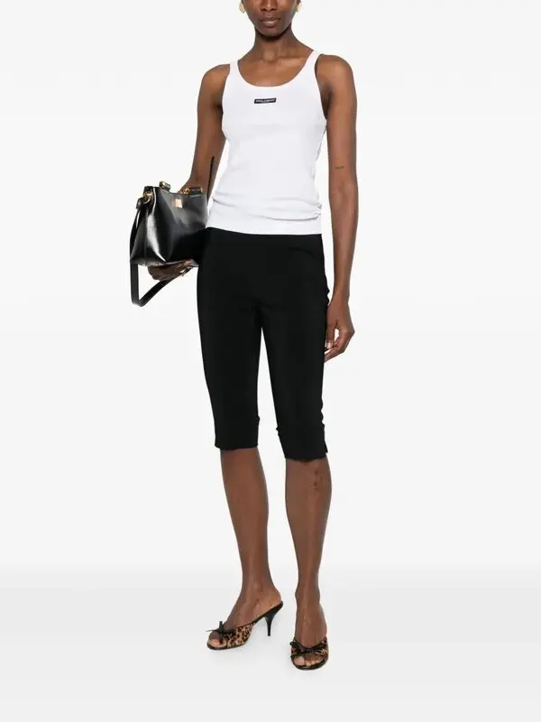 Dolce & Gabbana Ribbed Cotton Tank Top - Multicolor