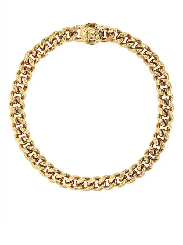 Versace Medusa Chain Necklace - Silver