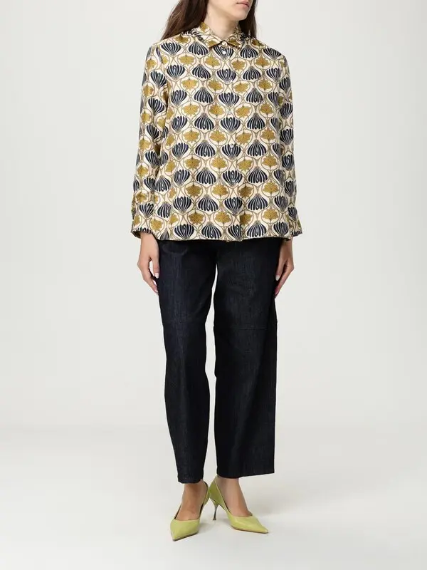 Max Mara Silk Printed Shirt - Multicolor