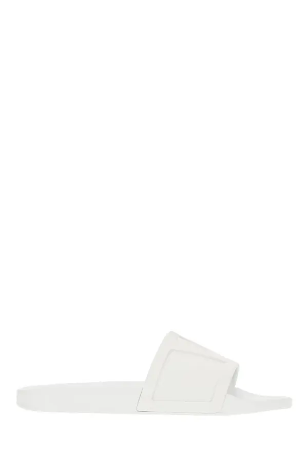 Valentino Garavani White Slides