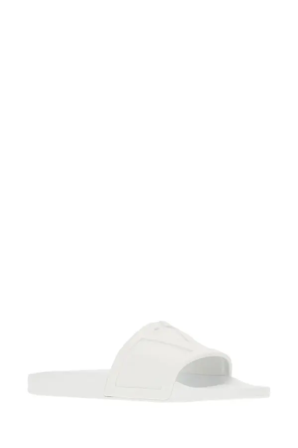 Valentino Garavani White Slides