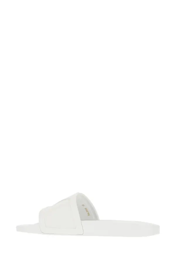 Valentino Garavani White Slides