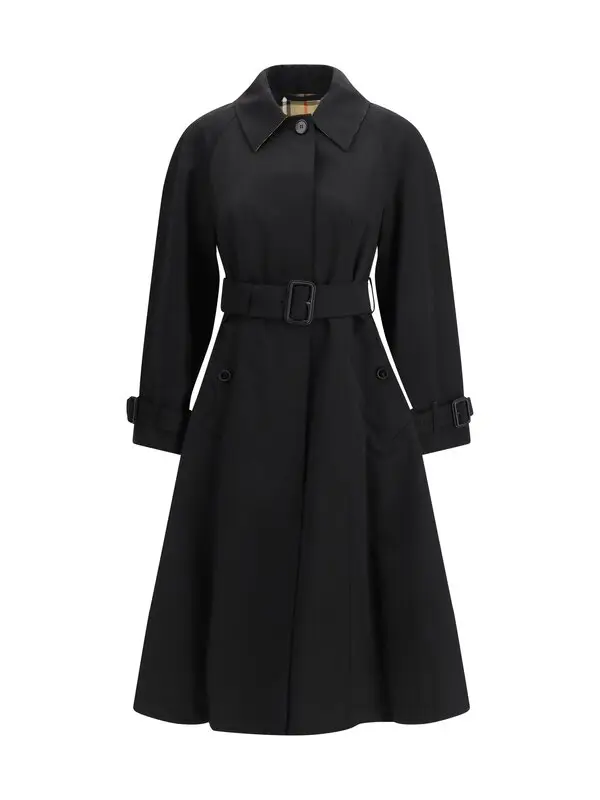 Burberry Ellingham Gabardine Trench Coat