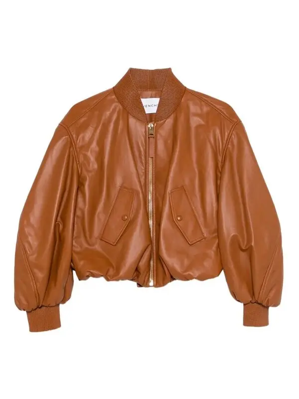 Givenchy Cropped Cocoon Bomber - Multicolor