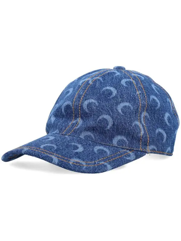 MARINE SERRE Crescent Moon Baseball Cap - Multicolor