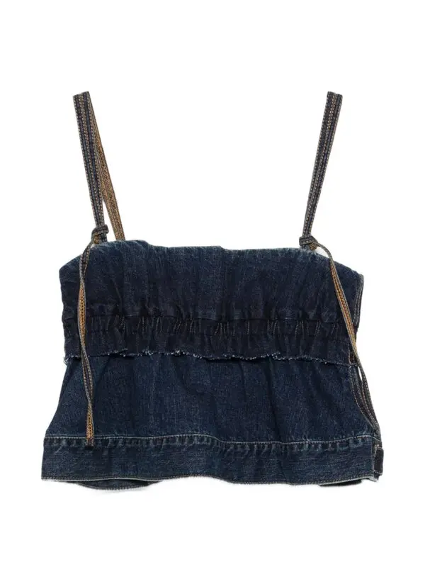 Sacai Denim Tank Top