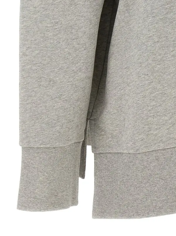 Stella McCartney Chain Detail Cotton Sweatshirt - Gray