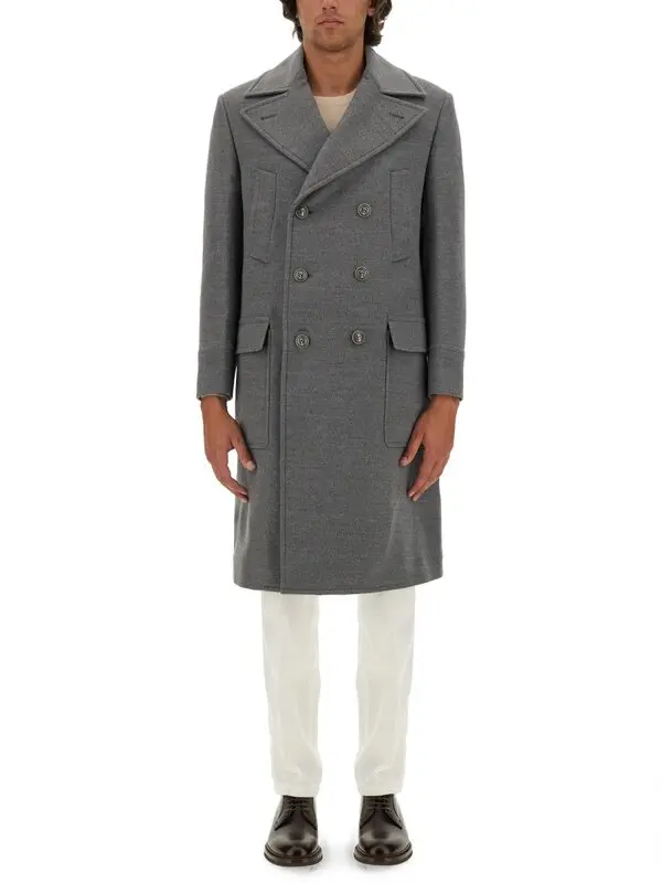 Brunello Cucinelli Double-breasted Wool Coat