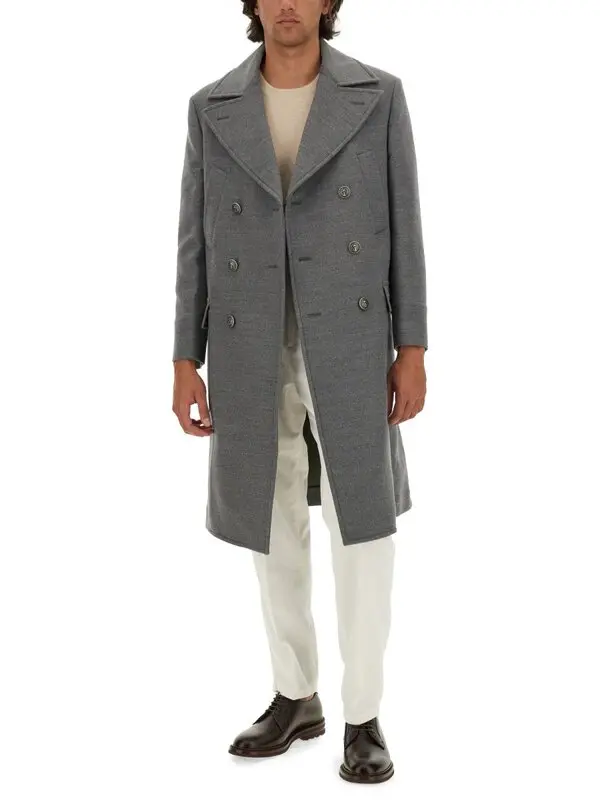 Brunello Cucinelli Double-breasted Wool Coat