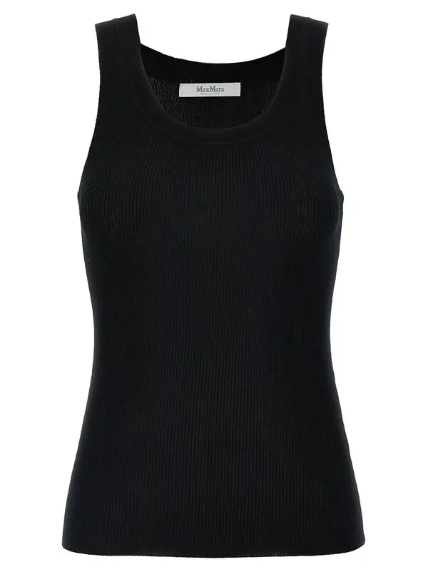 Max Mara Eliadi Ribbed Wool Top