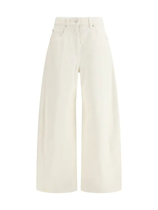 Brunello Cucinelli Wide Leg Trousers