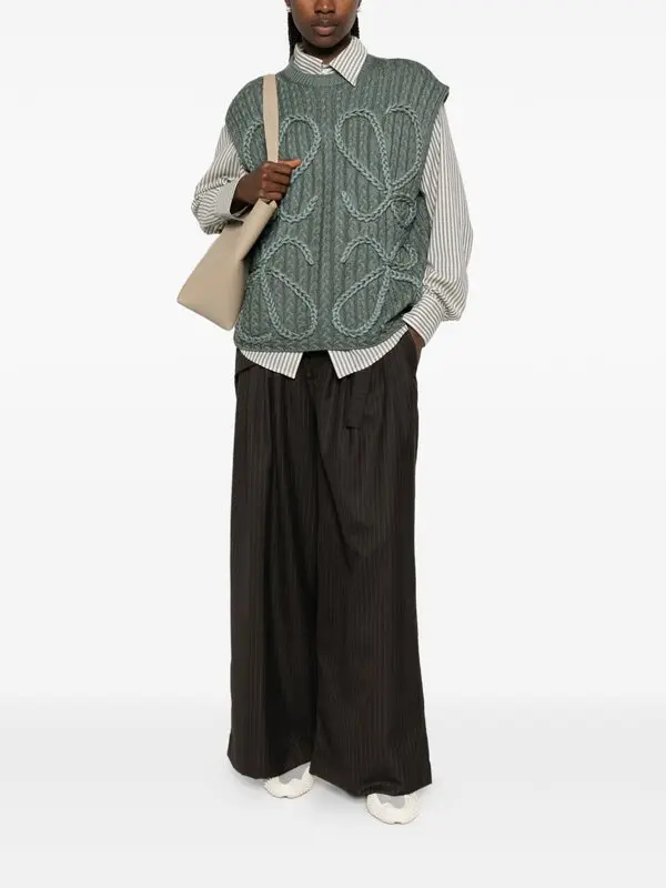 Loewe Anagram Wool Vest - Multicolor