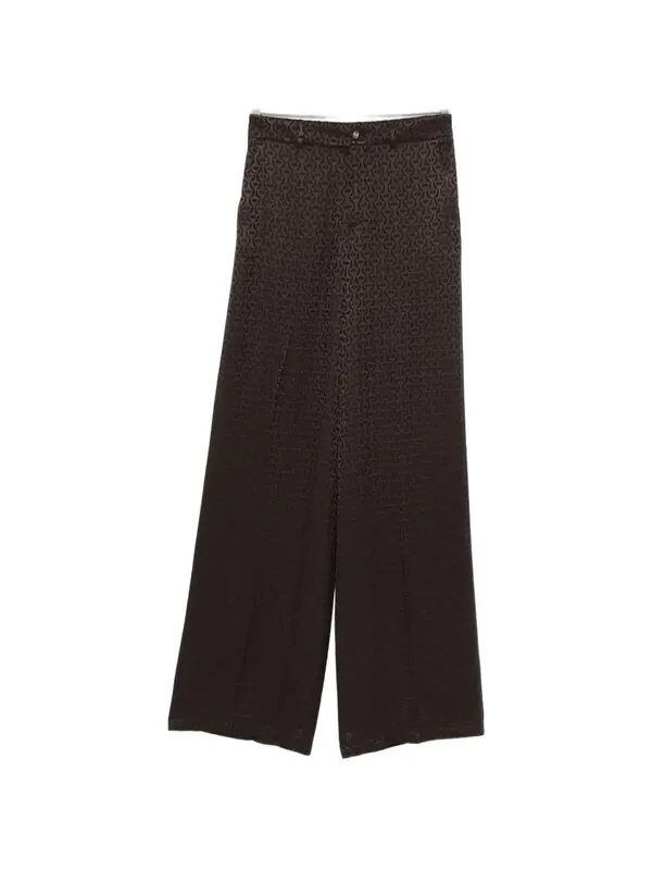 Gucci Horsebit Silk Trousers - Multicolor