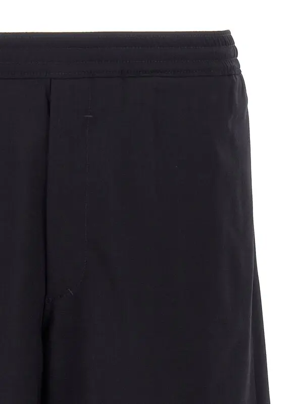 Givenchy Tailored Wool Blend Bermuda Shorts - Blue