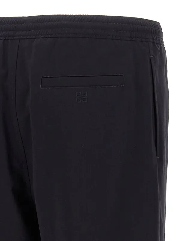 Givenchy Tailored Wool Blend Bermuda Shorts - Blue