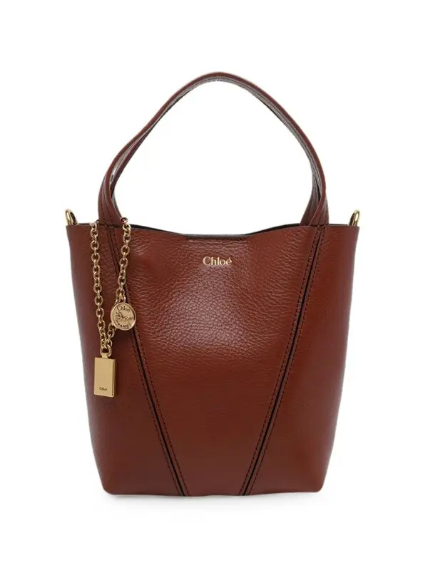 Chloé Spin Small Leather Tote - Multicolor
