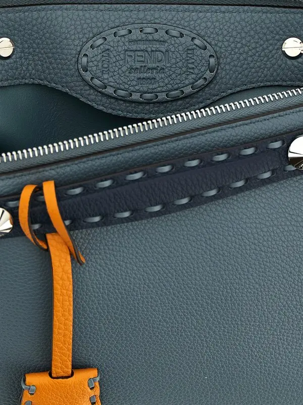 Fendi By The Way Soft Selleria Medium Handbag - Blue