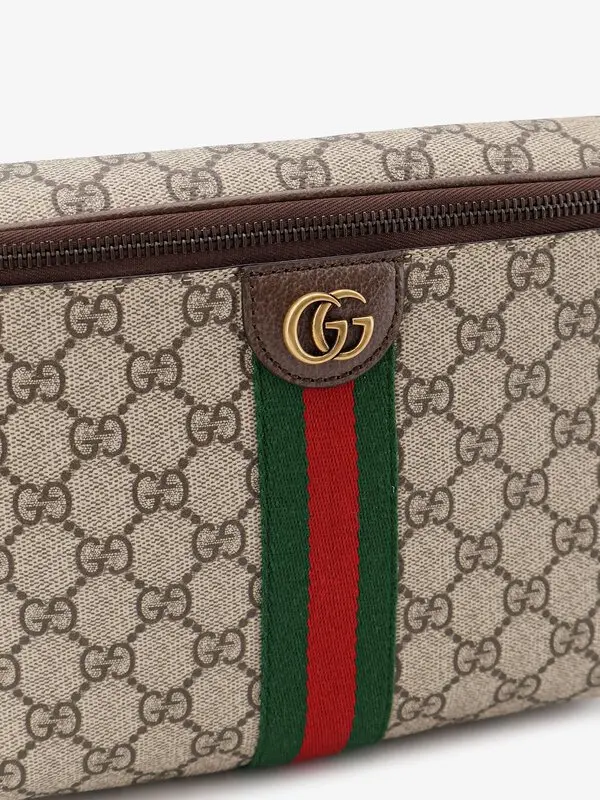 Gucci Ophidia Gg Coated Canvas Belt Bag - Multicolor