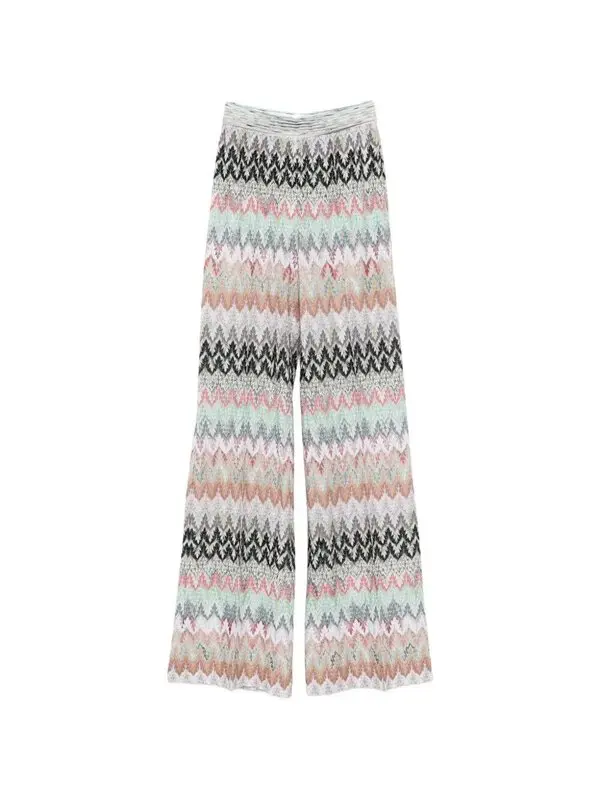Missoni Zigzag Pattern Viscose Pants - Multicolor