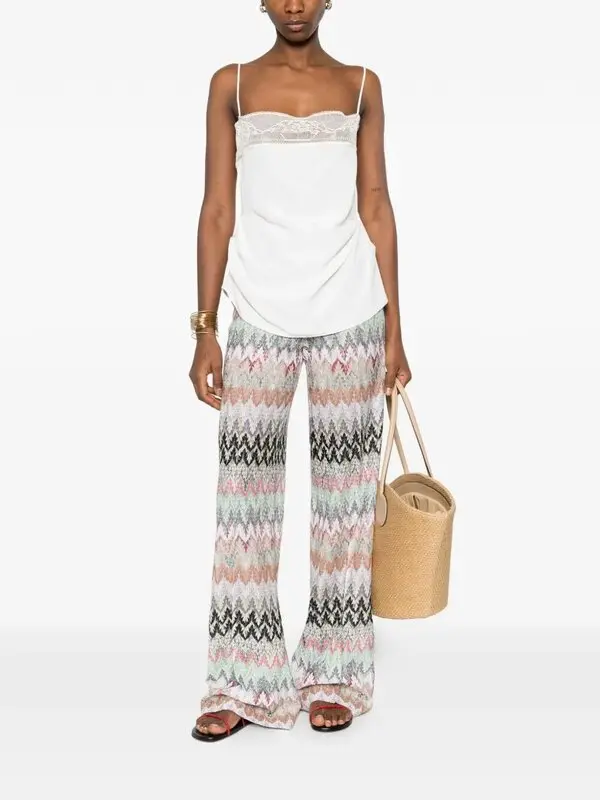 Missoni Zigzag Pattern Viscose Pants