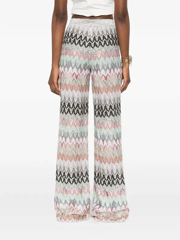 Missoni Zigzag Pattern Viscose Pants