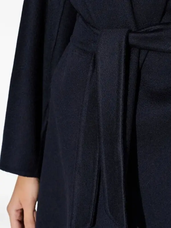 Max Mara Belted Cashmere Coat - Multicolor