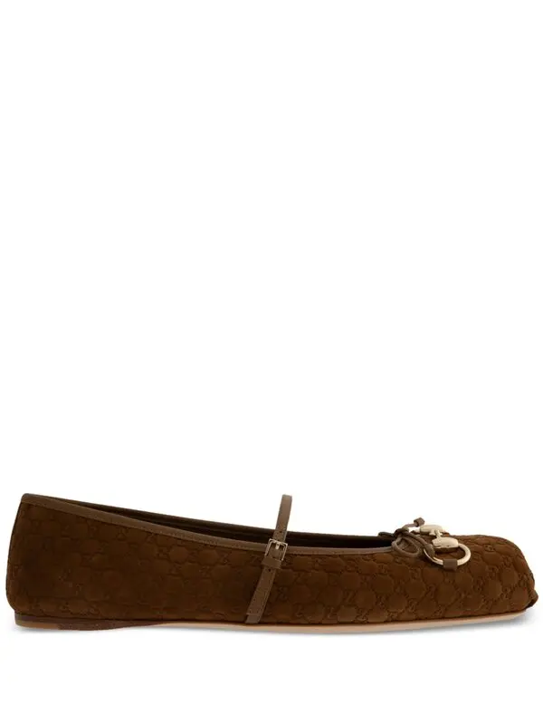 Gucci Horsebit Ballet Flats - Multicolor