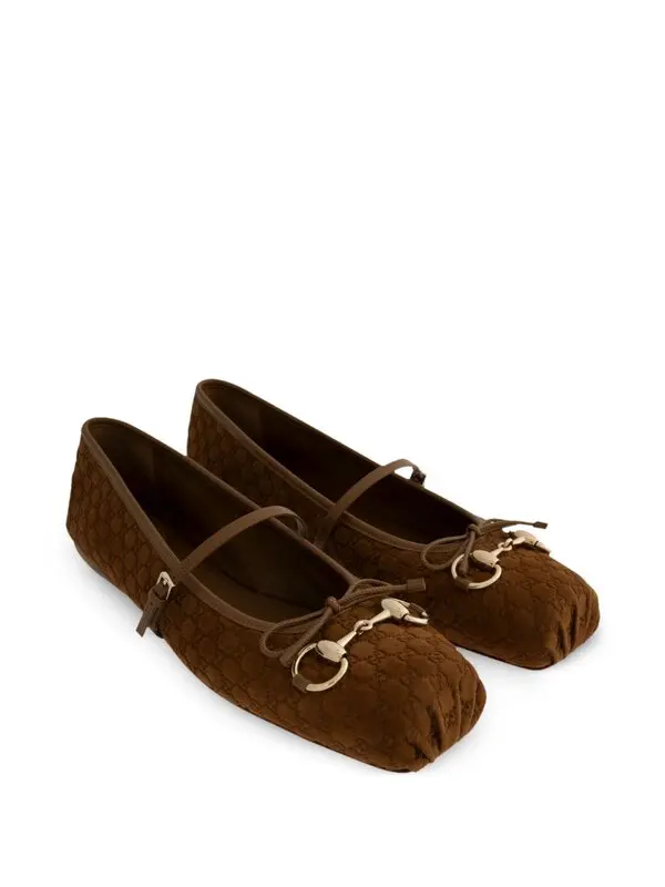 Gucci Horsebit Ballet Flats - Multicolor